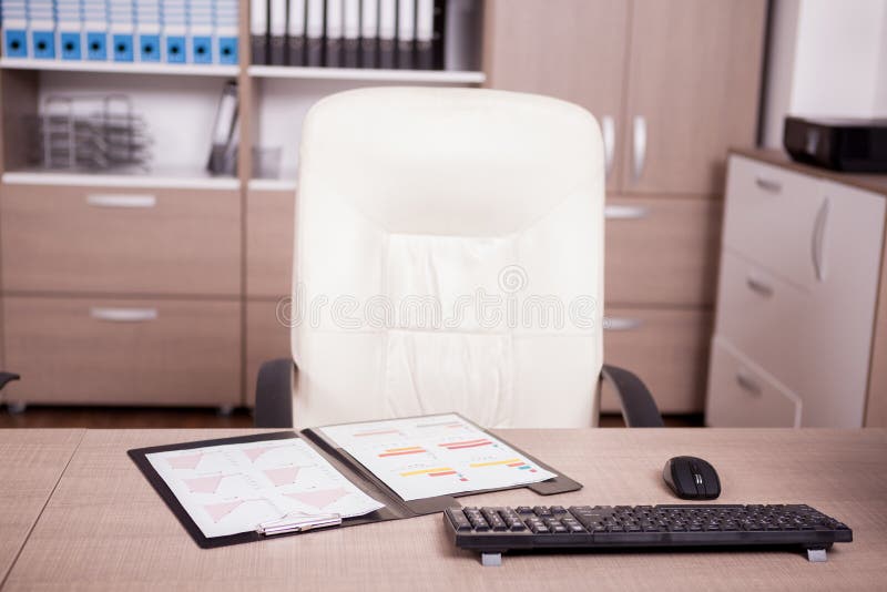 Charts of Business on Table on Office Stock Photo - Image of meeting ...