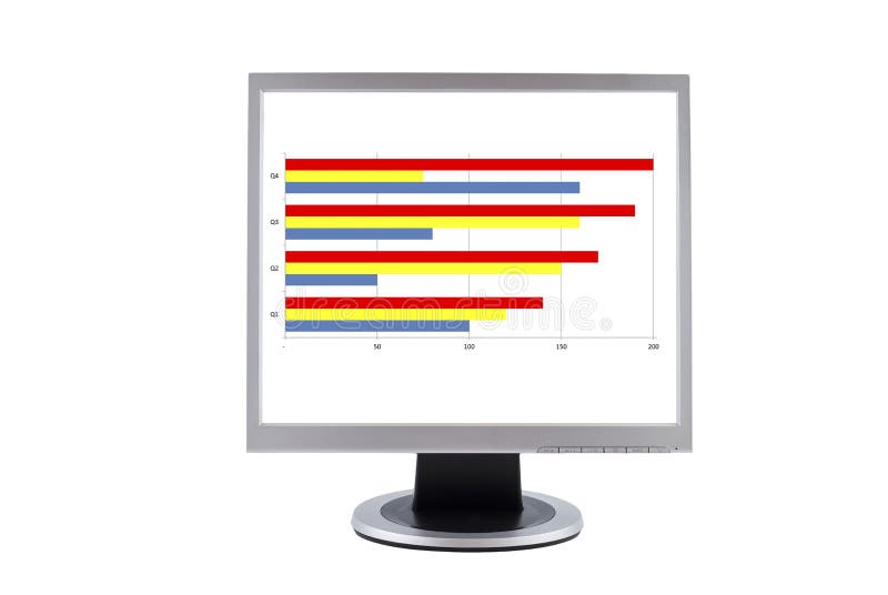 Charts stock photo. Image of dimensional, symbol, monitor - 45658184