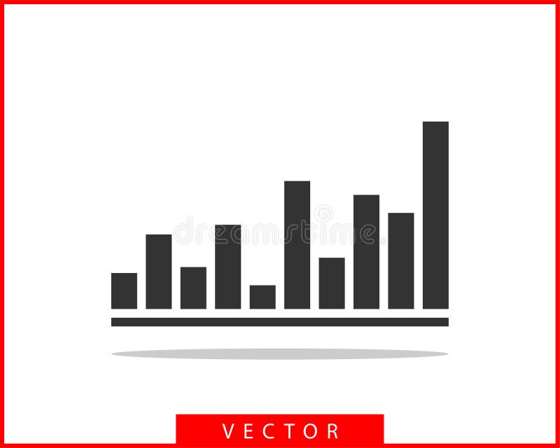 Charts and Graphs Vector. Diagram Icon Template Stock Vector ...