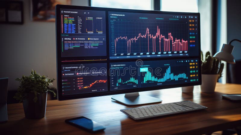 Charts Leaves Falling Off Tree Stock Illustration - Illustration of ...