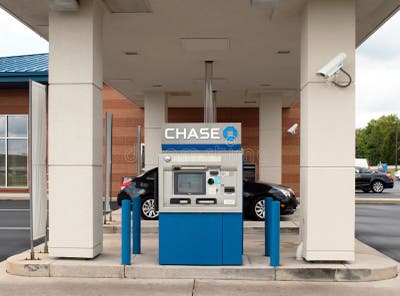 CHASE Bank Drive-Thru editorial stock image. Image of computerized ...