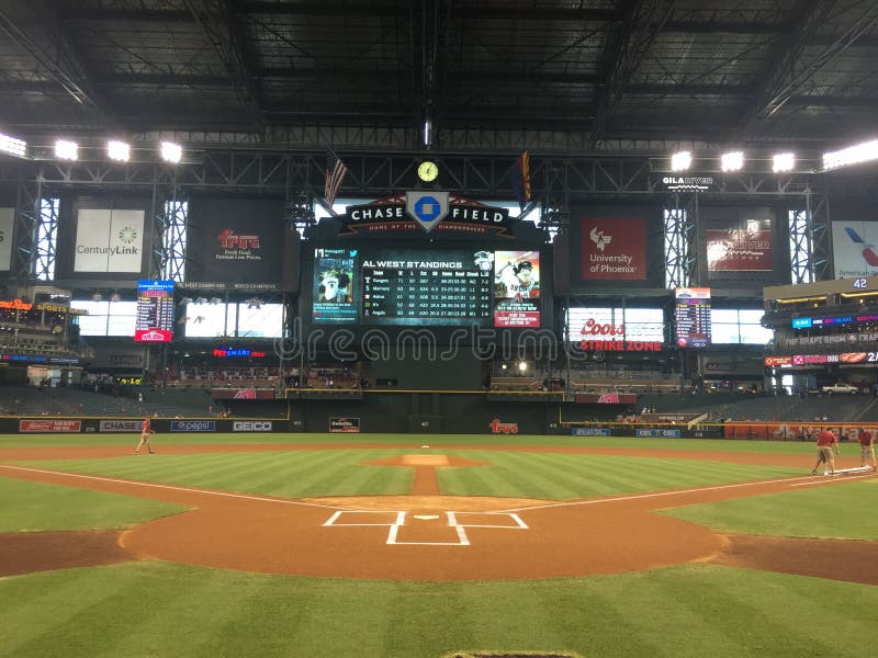 Chase Field View Home Plate Stock Photos - Free & Royalty-Free Stock ...