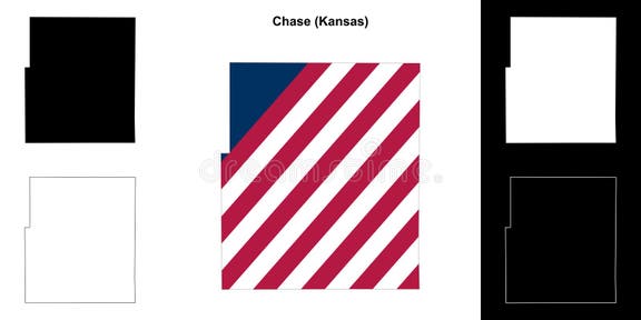 Chase outline map stock illustration. Illustration of area - 323908343