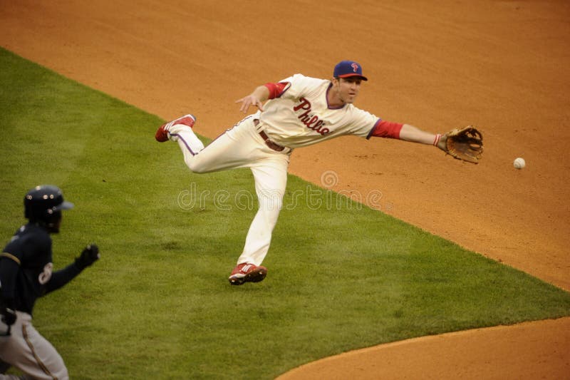 Chase Utley editorial photo. Image of major, league, second - 22428741