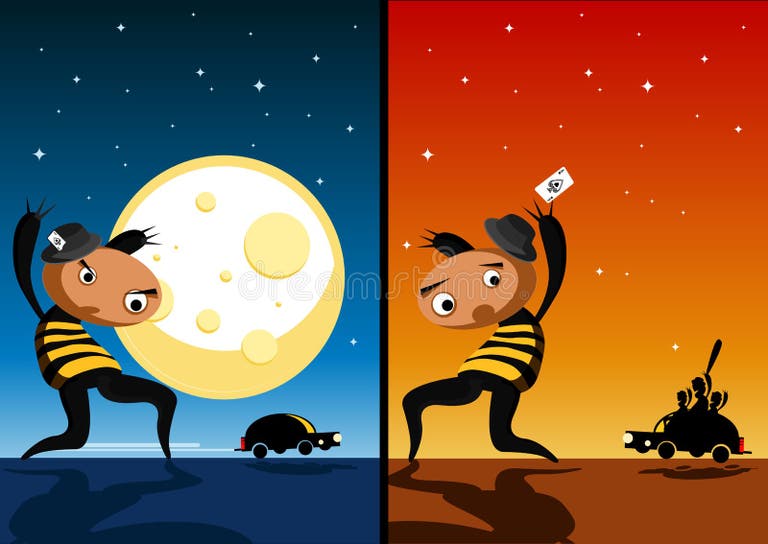 Chasing Cars stock illustration. Illustration of element - 3813565