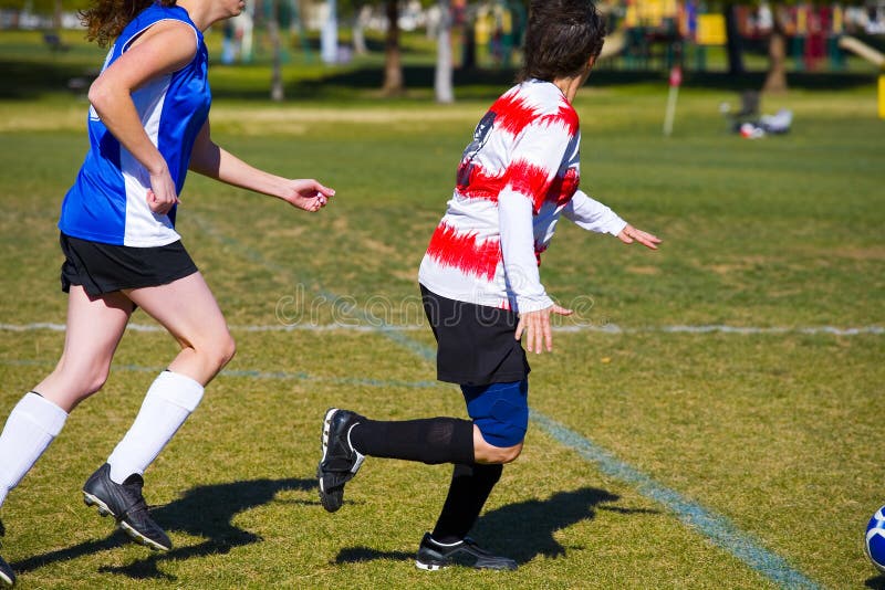 Chasing the Charging Forward Stock Image - Image of women, rules: 1939163