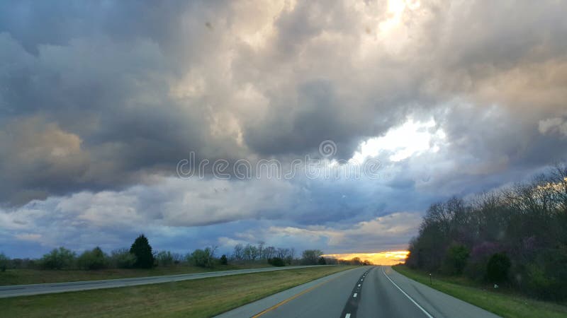Endless Highway in Outback. Stock Photo - Image of landscape, panoramic ...