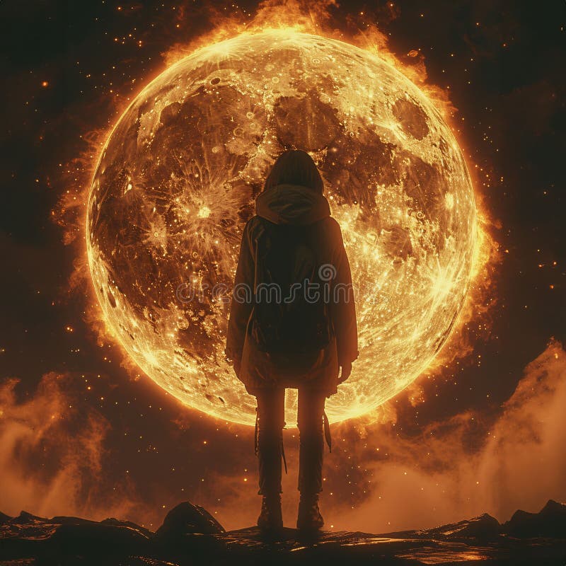 Chasing Fireflies: Magic Under the Moonlight - a Person Standing in ...