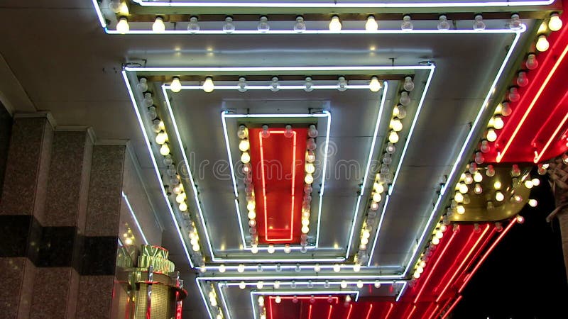 Chasing Lights and Neon stock footage. Video of metropolitan - 46999512