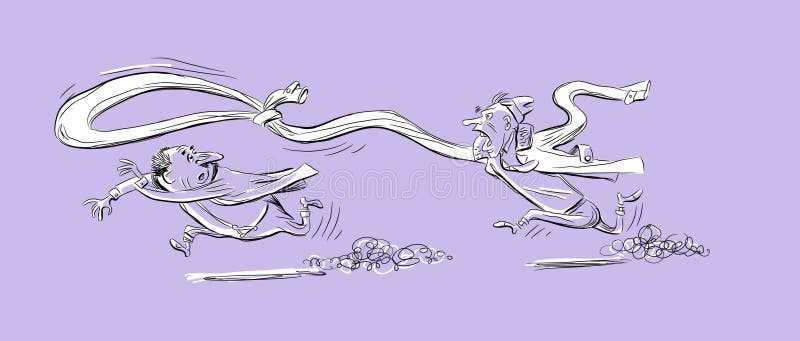 Man Chasing Stock Illustrations – 1,430 Man Chasing Stock Illustrations ...