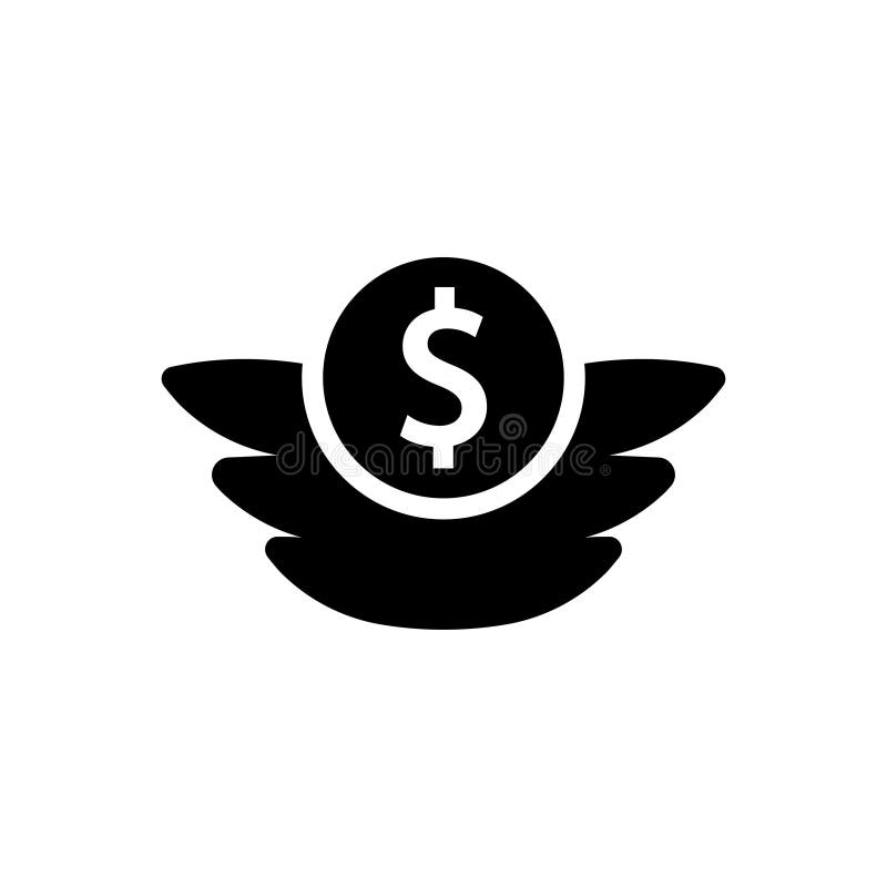 Chasing Money Icon stock vector. Illustration of flying - 192457424