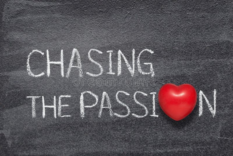 Chasing passion heart stock image. Image of handwritten - 176704017