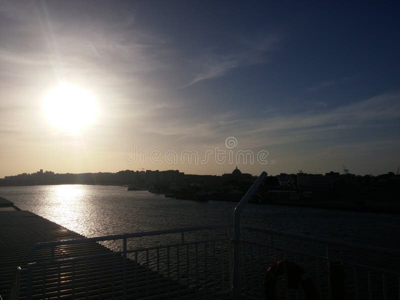 Chasing the sun stock photo. Image of vacations, waves - 95846830