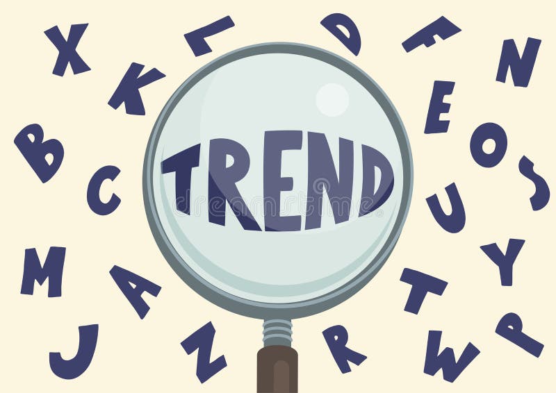 Chasing trends. stock vector. Illustration of trending - 148965303