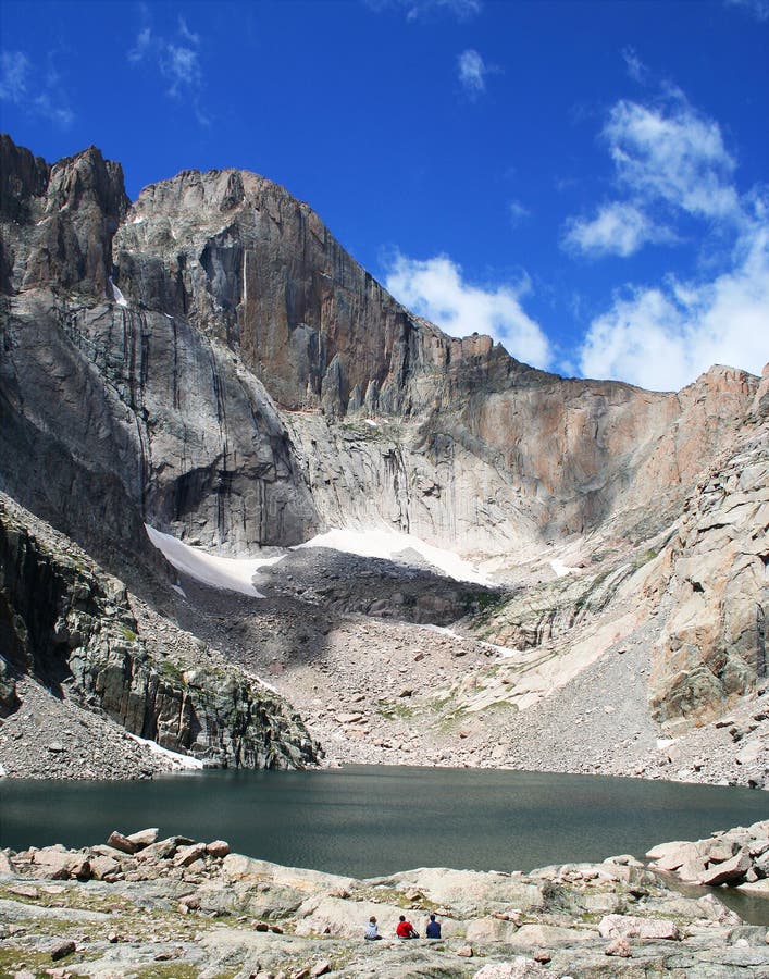 Chasm Lake stock image. Image of longs, east, park, blue - 2255617