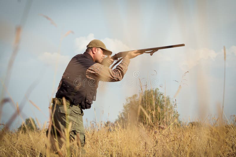 Chasse De Canard Sauvage De Chasseur Image stock - Image du aventure ...