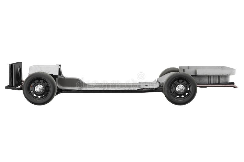 Chassis Frame Wheel, Side View Stock Illustration - Illustration of ...