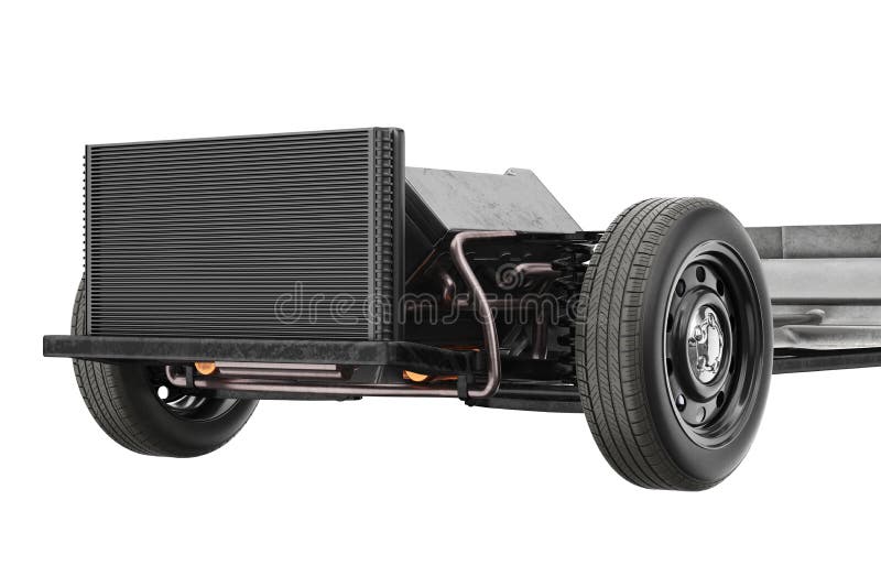 Chassis Frame Underbody, Bottom View Stock Illustration - Illustration ...