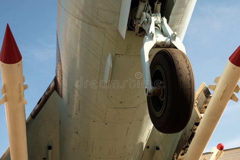 The Chassis of the Front Part of the Combat Aircraft and the Missile ...
