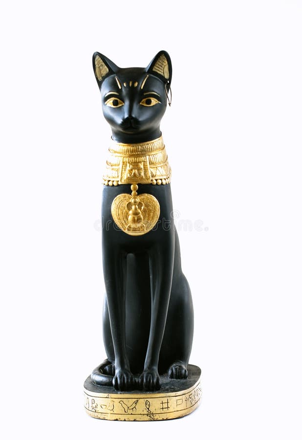Egyptien Cat Statue photo stock. Image du égyptien, gardien - 38413426