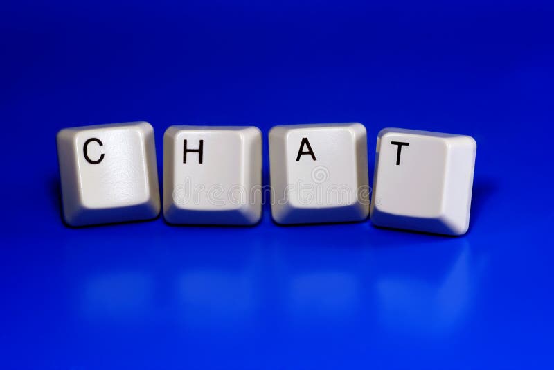 Chat stock photo. Image of button, internet, macro, website - 4183220