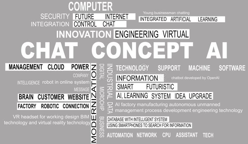 Chat with AI or Artificial Intelligence Concept Screensaver Stock ...