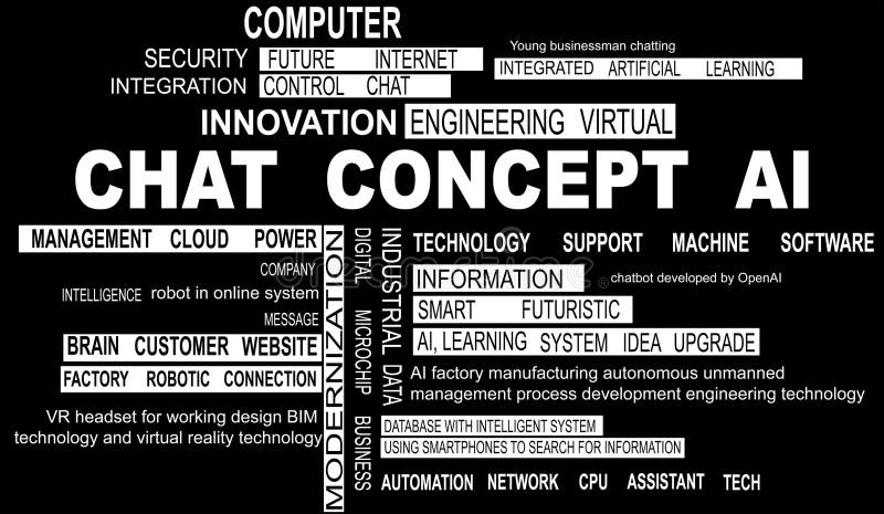 Chat with AI or Artificial Intelligence Concept Screensaver Stock ...