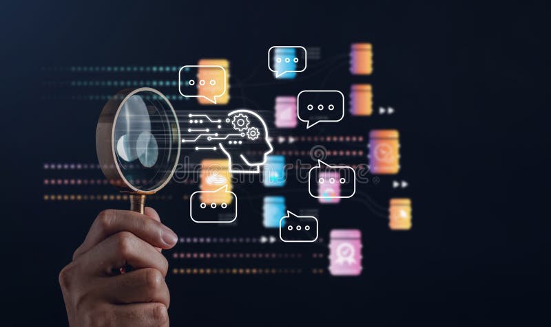 Chat GPT Chat with AI Artificial Intelligence. Businessman Using ...