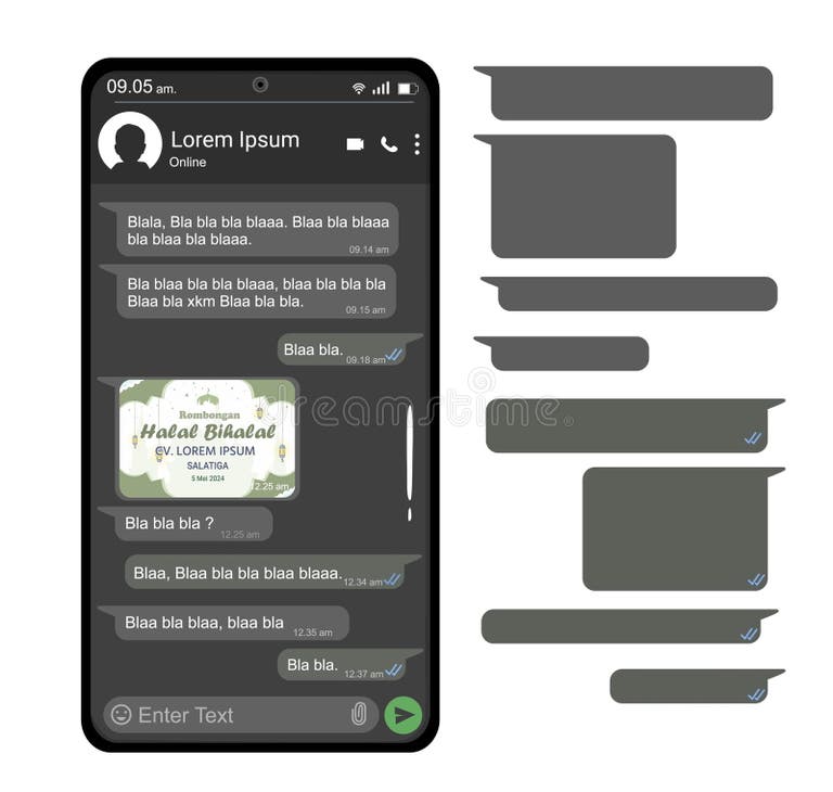 Chat Ui Ux Template Stock Illustrations – 1,533 Chat Ui Ux Template ...