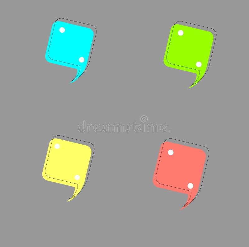 Chat balloon vector stock illustration. Illustration of text - 226368898