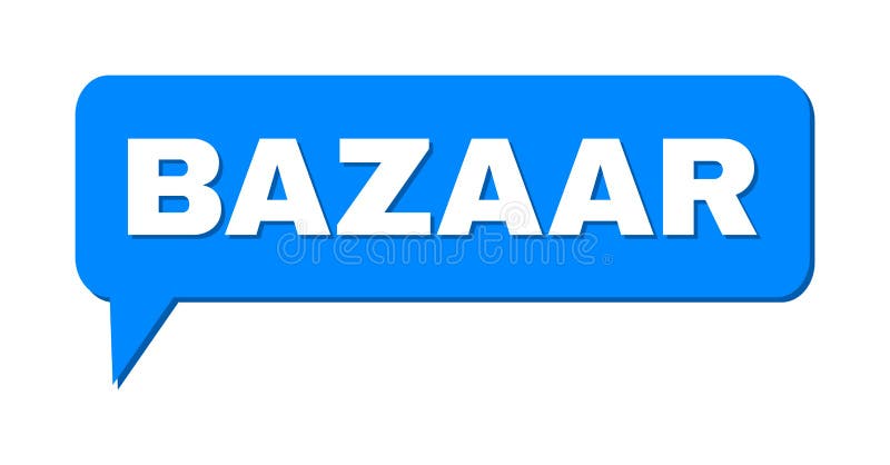 Conversation BAZAAR Colored Bubble Frame Stock Vector - Illustration of ...