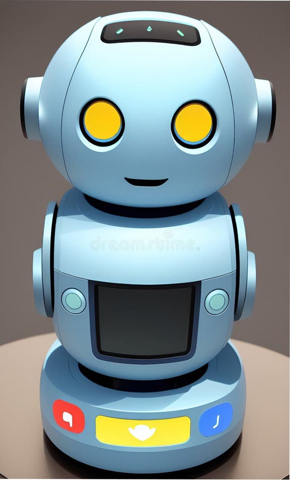 Chat Bot Artwork Artificial Intelligence Illustration Stock ...