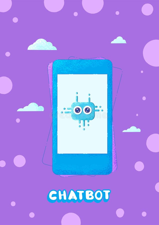 Chat Bot Concept. Vector Illustration. Stock Vector - Illustration of ...