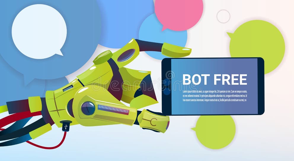 Bot Robot Virtual Assistance Stock Illustrations – 6,047 Bot Robot ...