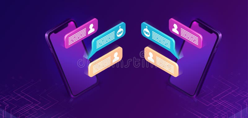 Chatbot Purple Stock Illustrations – 100 Chatbot Purple Stock ...