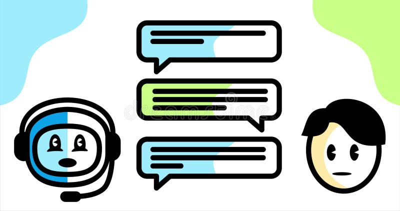 Animated talking man. stock video. Video of hologram - 300765677