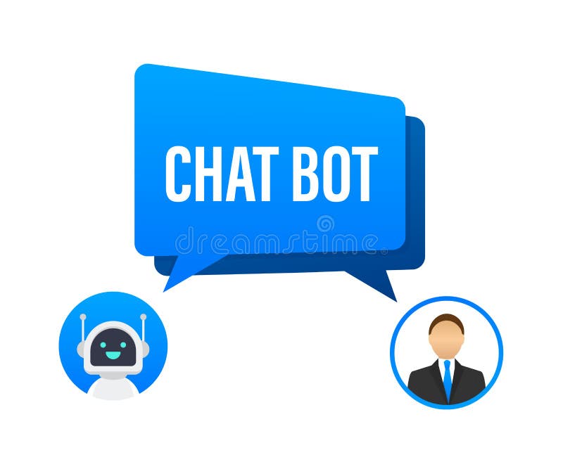 Chat Bot Using Laptop Computer, Robot Virtual Assistance of Website or ...