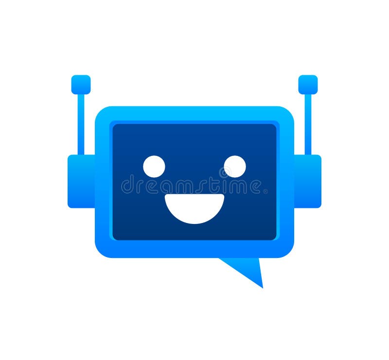 Chat Bot Using Laptop Computer, Robot Virtual Assistance of Website or ...