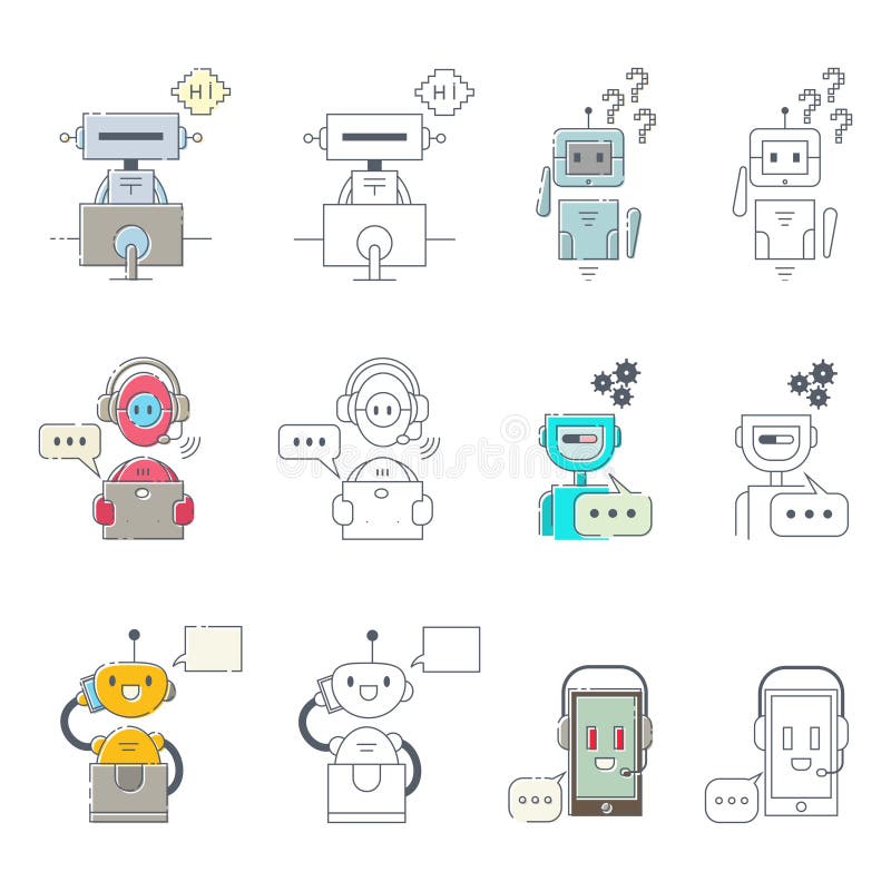 Bot Elements Stock Illustrations – 726 Bot Elements Stock Illustrations ...