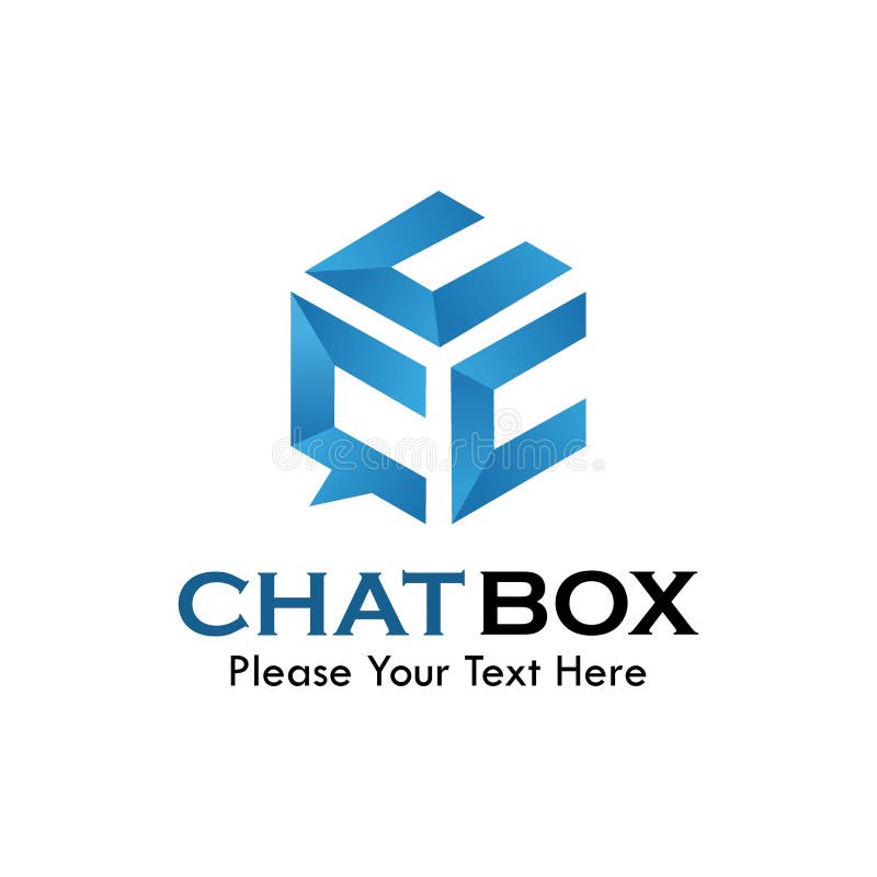 Chat box symbol logo stock vector. Illustration of communicate - 264184691
