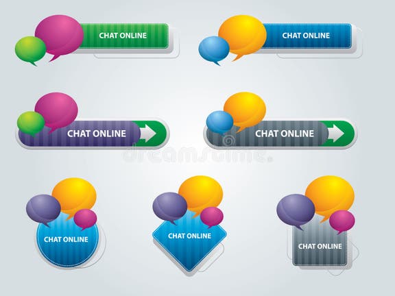 Chat box in vector stock vector. Illustration of communication - 20557327