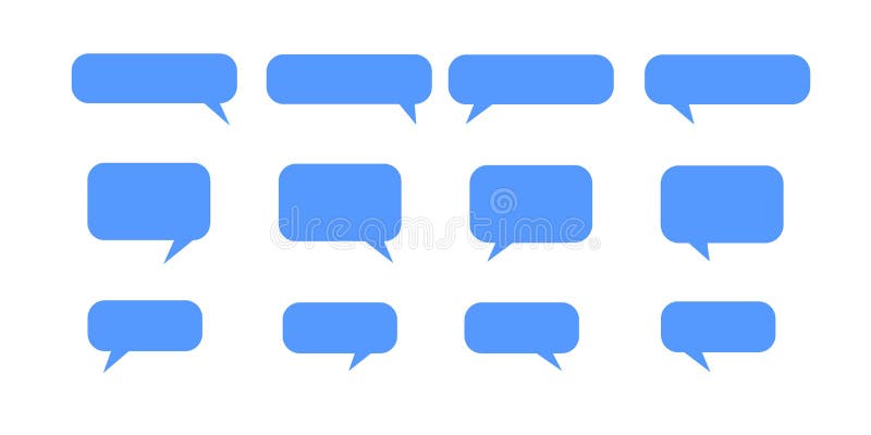 Chat boxes vector stock vector. Illustration of drawing - 265720581