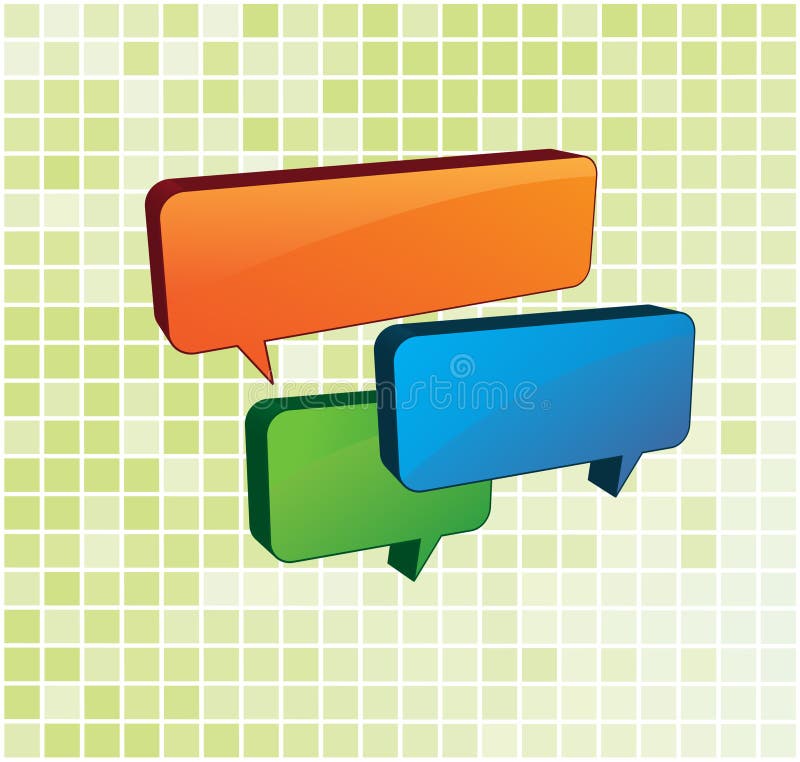 Chat bubble stock vector. Illustration of talking, chat - 11418541