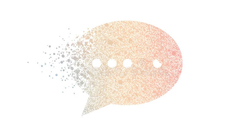 Chat Bubble Abstract Particles Style Stock Photos - Free & Royalty-Free ...