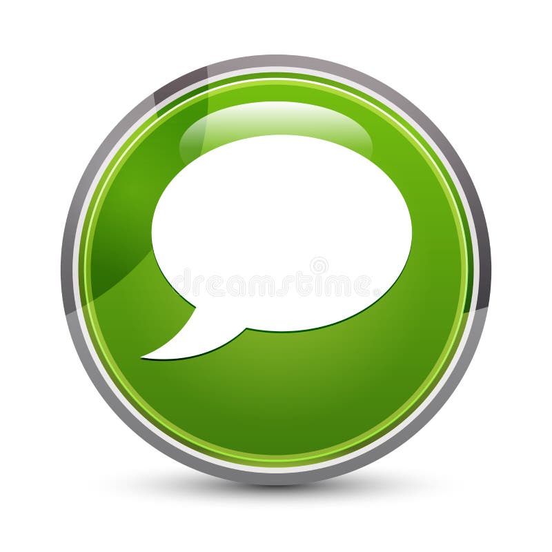 Green chat bubble stock illustration. Illustration of speech - 17717978