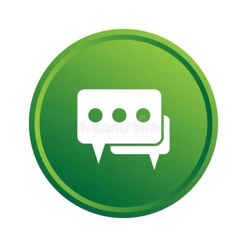 Chat Bubble Icon. Message Box Symbol. Communication Vector Shape Stock ...