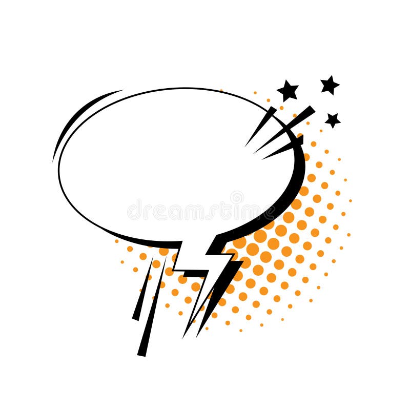 Chat Bubble Icon Pop Art Style Social Media Communication Stock Vector ...