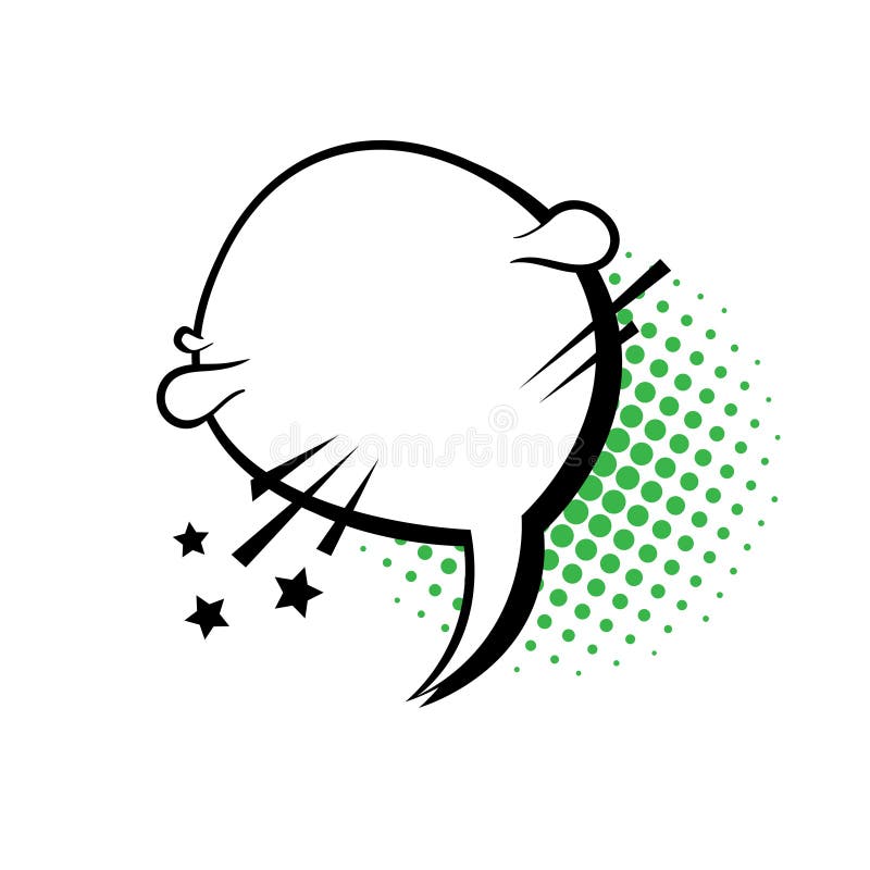 Chat Bubble Icon Pop Art Style Social Media Communication Stock Vector ...
