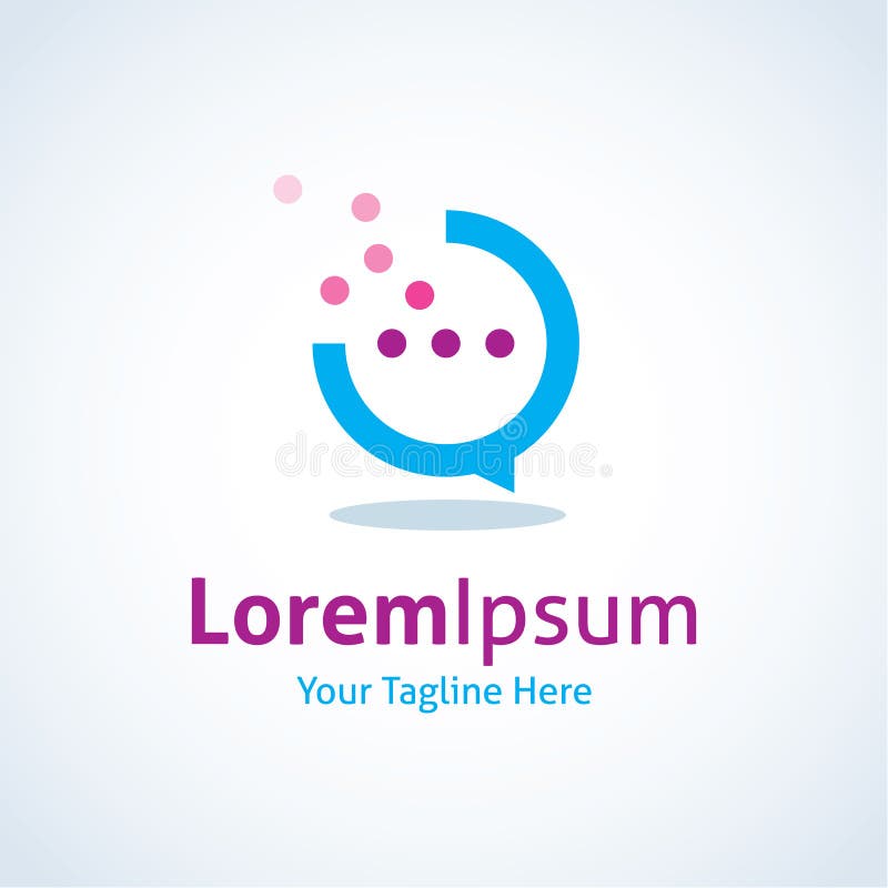Chat Bubble Inspiration Talking Logo Icon Stock Illustration ...