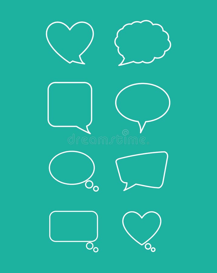 Chat bubble social media stock vector. Illustration of sign - 80237027